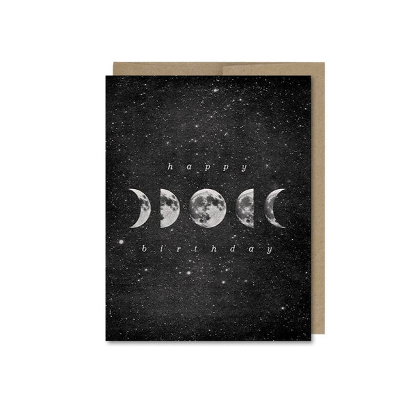 Happy Birthday Moon Phase Card – Crafty Wonderland