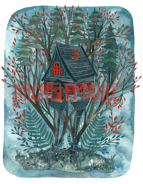 Baba Yaga's House Print – Crafty Wonderland