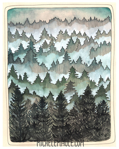 Forest Print – Crafty Wonderland