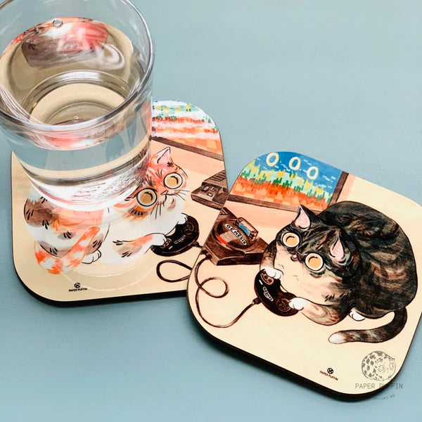 Sega Saga Cats Coaster Set – Crafty Wonderland